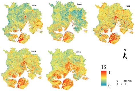 Spatiotemporal Variations In Impervious Surface Patterns During Urban