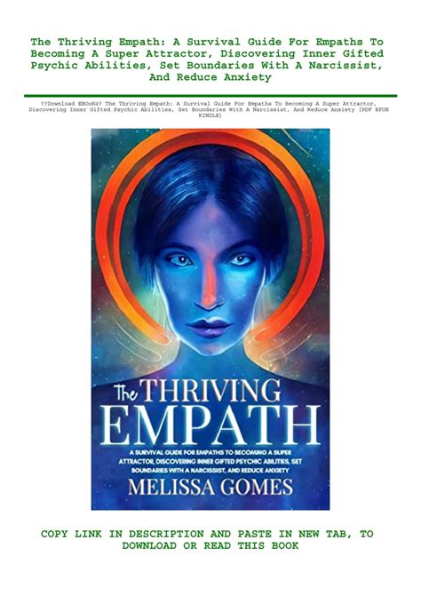 Download Ebook The Thriving Empath A Survival Guide For Empaths To
