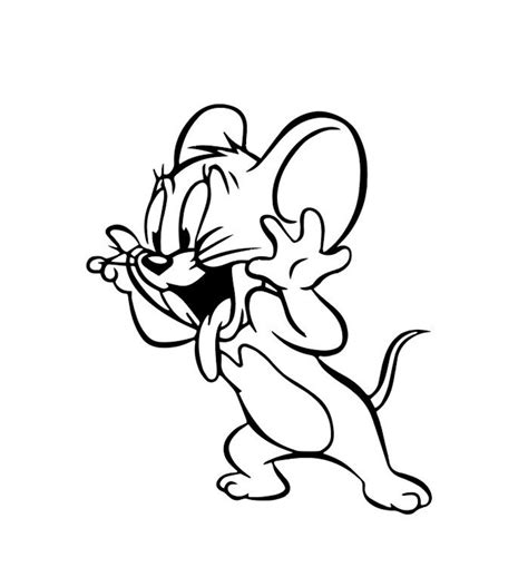 Jerry Cartoon Mouse Svg Etsy