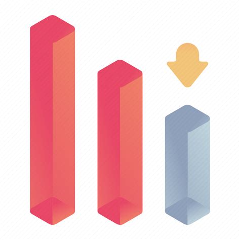 Analytics Chart Cubes Down Graph Statistics Icon Download On