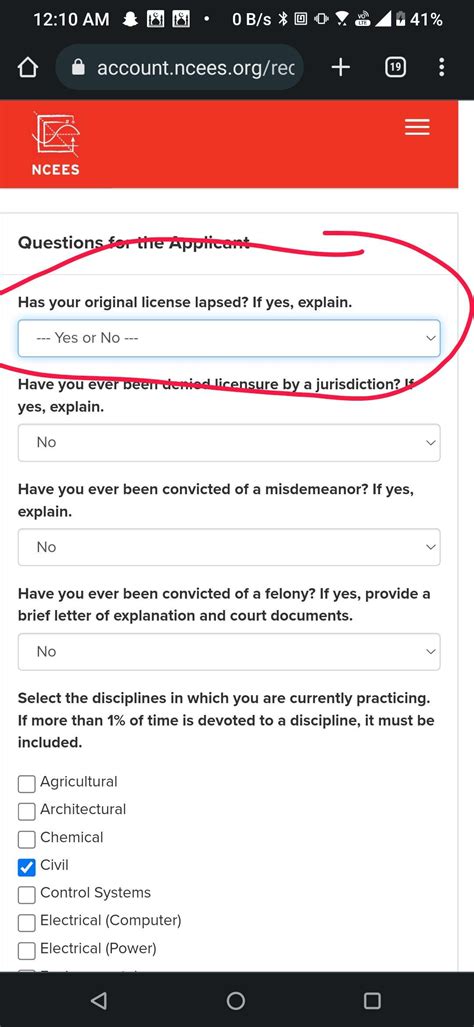 Does Anyone Know What Should I Select Here I Am Applying For Pe