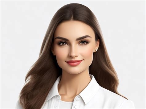 Premium Ai Image Beautiful Smiling Woman