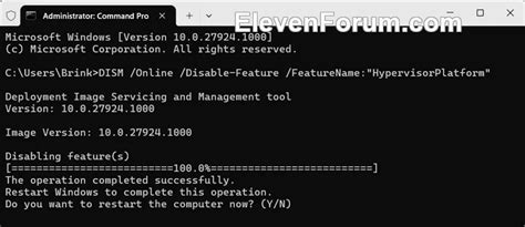 Enable Or Disable Windows Hypervisor Platform In Windows 11 Windows 11 Forum