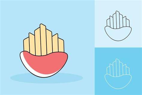 Chips Outline Vector Art Icons And Graphics For Free Download