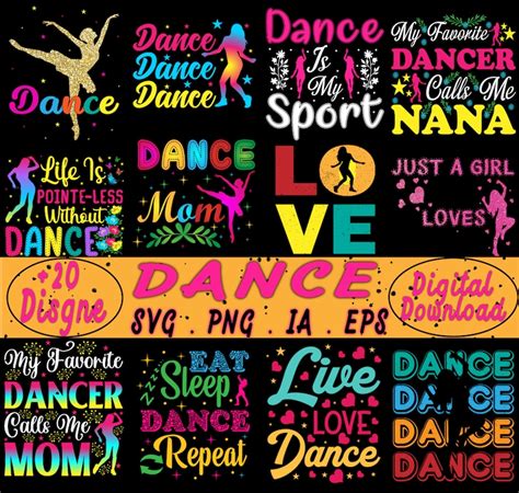 Dance Svg Cut File For Cricut Dancers Svg Dancer Silhouettes Svg