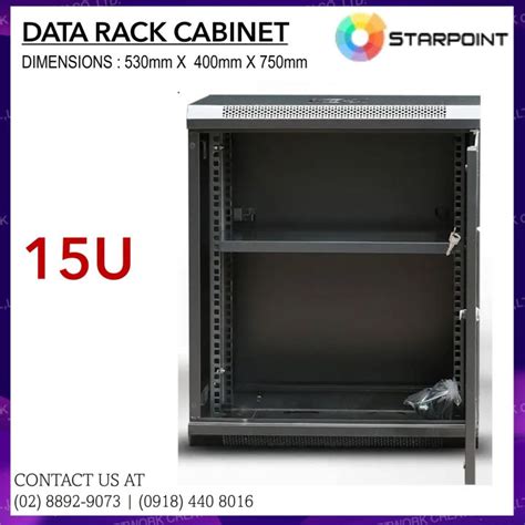15u Data Rack I Server Rack Cabinet I Network Cabinet I Data Rack