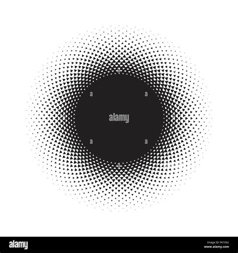 Abstract Halftone Background Halftone Circle Shape Vector Illustration Stock Vector Image