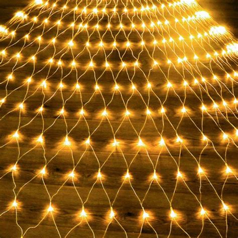 Guirlande Lumineuse Filet Rideau Lumineux 4 5 X 1 6m 300 LED LED