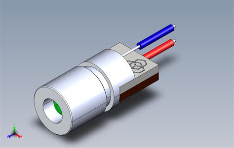 激光模块step模型图纸免费下载 懒石网