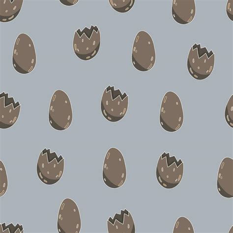 Seamless Pattern Of Dinosaur Eggs 25423744 Vector Art At Vecteezy