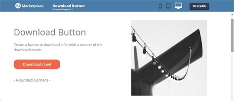 download button object how to create a button for downloading a file website x5 guide