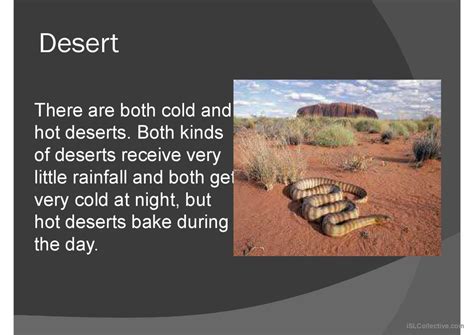 Types Of Ecosystems General Readin… English Esl Powerpoints