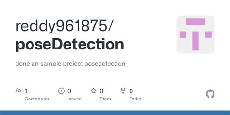 GitHub Reddy961875 PoseDetection Done An Sample Project Posedetection