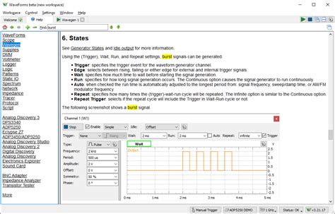 ad2 ad3 burst function test and measurement digilent forum