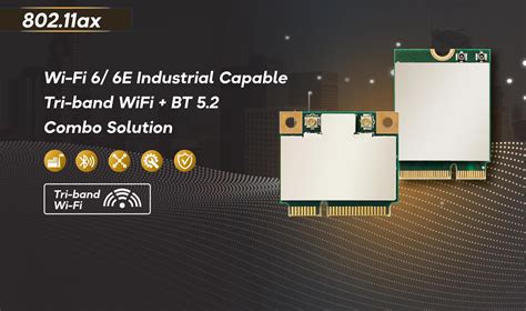 First Industrial Capable WiFi E Tri Band Module SparkLAN IoT M M Experts In Wireless