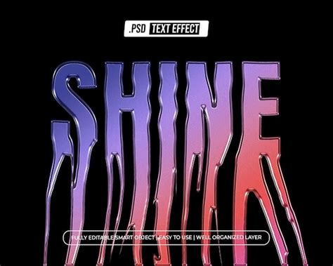 Premium PSD Liquid Text Effect Style Colorfull And Realistic