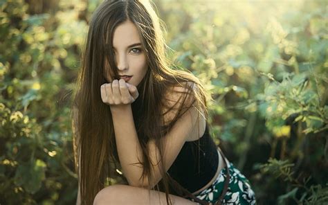 Hd Wallpaper Beautiful Girl Face Smile Pearl Brunette Photography
