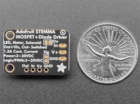 Adafruit Mosfet Driver For Motors Solenoids Leds Etc Stemma Jst Ph 2mm Kiwi Electronics