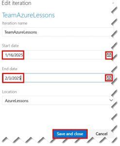 How To Change Sprint Dates In Azure DevOps Azure Lessons