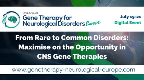 2nd Gene Therapy For Neurological Disorders Europe Pharmaphorum