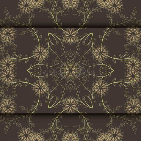 Wedding Card Or Invitation With Abstract Floral Background Greeting