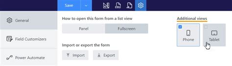 settings in plumsail forms for sharepoint — plumsail sharepoint forms