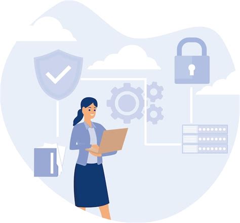 Premium Vector Database Security Abstract Conceptsecure File