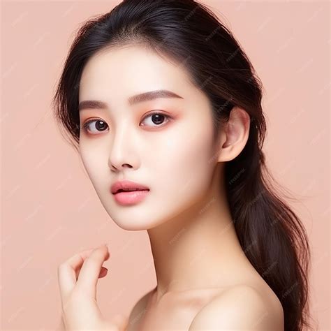Premium Photo 3d Rendered Asian Beauty Model Cuteness With Pink