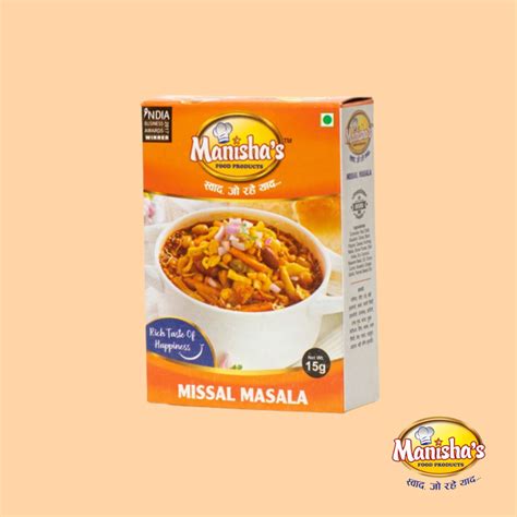 Misal Masala 50gm Manishasfoodproducts