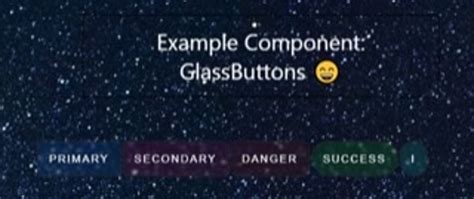 Glass Buttons My First React Component Library Dev Community