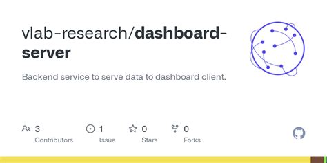 Github Vlab Research Dashboard Server Backend Service To Serve Data