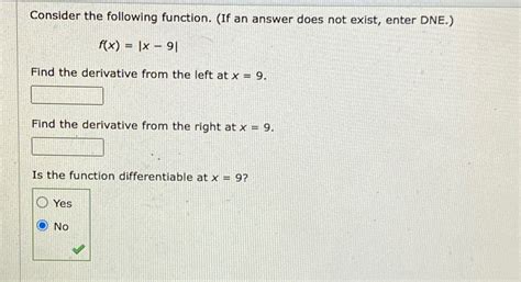Solved Consider The Following Function If An Answer Does Chegg