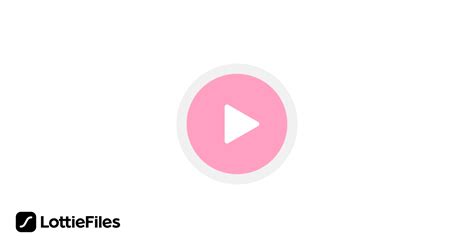 Free Pink Play Button Animation By Ron Rivera Lottiefiles