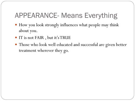 Ppt Appearance Powerpoint Presentation Free Download Id1936692