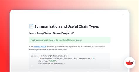 Summarization And Useful Chain Types Learn Langchain