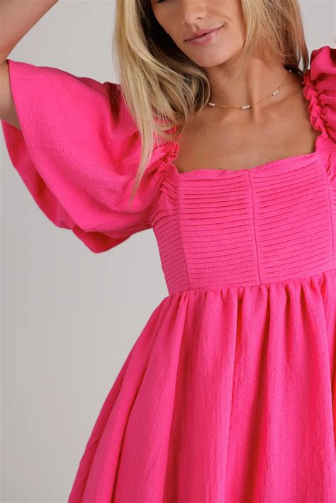 Ryann Mini Dress In Pink Böhme