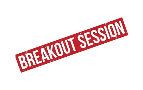 Breakout Session Stamp Over 6 Royalty Free Licensable Stock