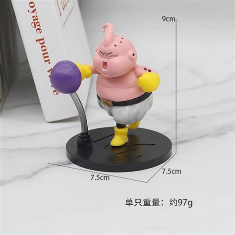 Estátua Majin Boo Malhando Majin Boo Na Academia Workout Boxe Dragon