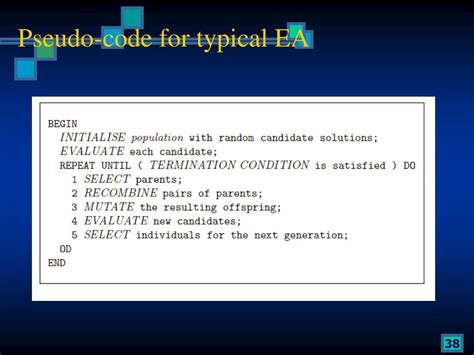 Ppt Lecture 6 Evolutionary Computation 第 6 讲 进化计算 Powerpoint Presentation Id 4736670