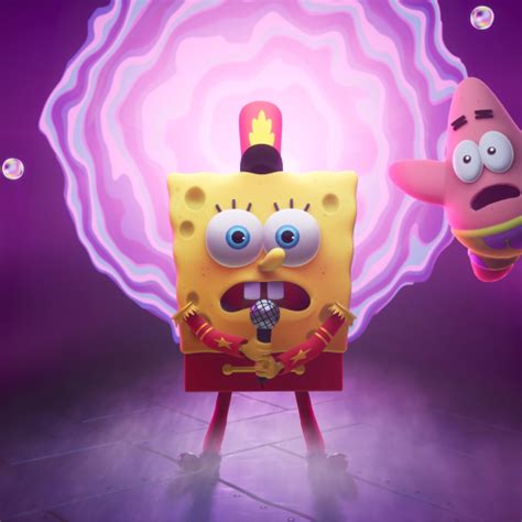 500x500 Resolution Spongebob Squarepants The Cosmic Shake 4k 500x500 Resolution Wallpaper