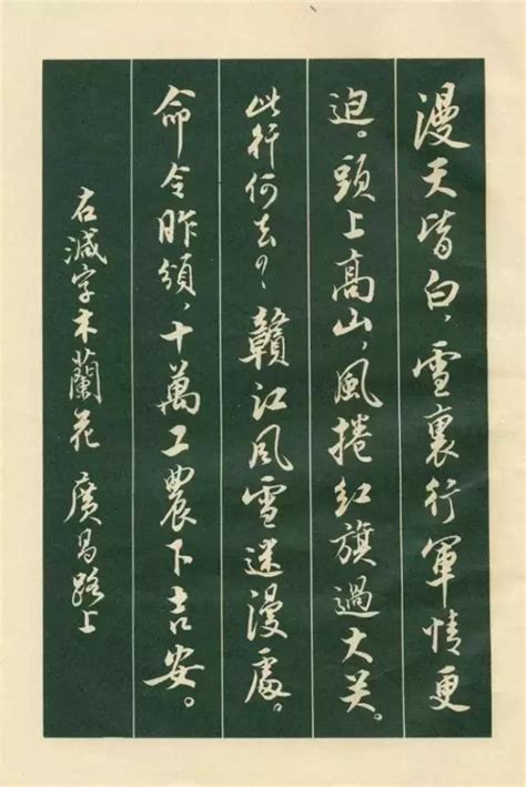 太精彩了！行書《毛澤東詩詞》 每日頭條