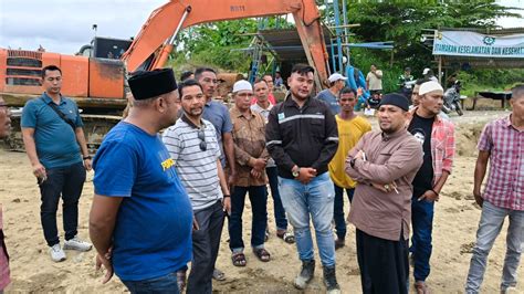 Azhari Cage Dan Imum Jon Kunjungi Rehabilitasi Bendungan Irigasi Kreung