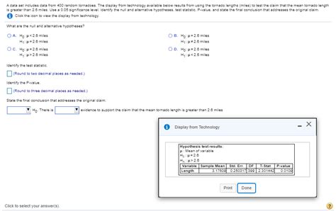 Solved A Data Set Includes Data From Random Tornadoes Chegg