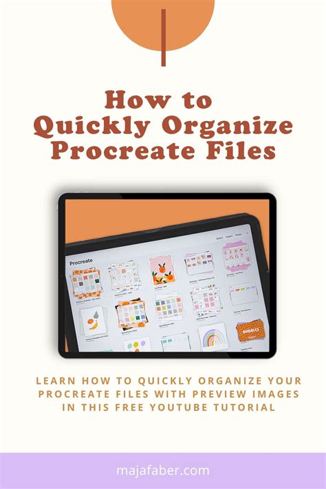 Quickly Organize Procreate Files With Preview Images
