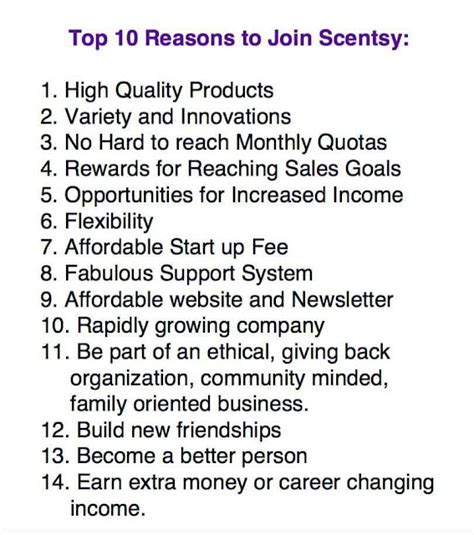 Wickless Allstars Top 10 Reason To Join Scentsy