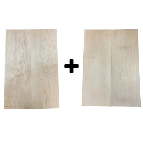 Combo Pack Of Hard Maple And Basswood Electricbass Guitar Body Blanks