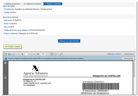 Certificado De No Residente Fiscal En España