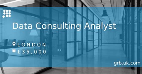 Data Consulting Analyst Job In London Grb
