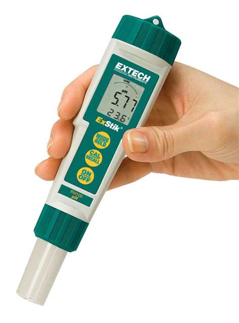Extech Ph100 Exstik 0 00 To 14 00 Ph Waterproof Meter Home
