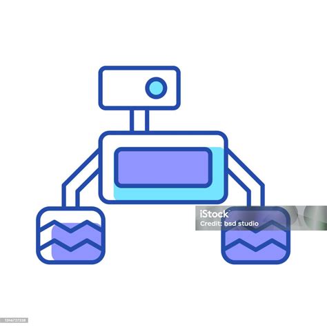 우주 탐사 로봇 Rgb 색상 아이콘 개념에 대한 스톡 벡터 아트 및 기타 이미지 개념 개발 경영자 Istock